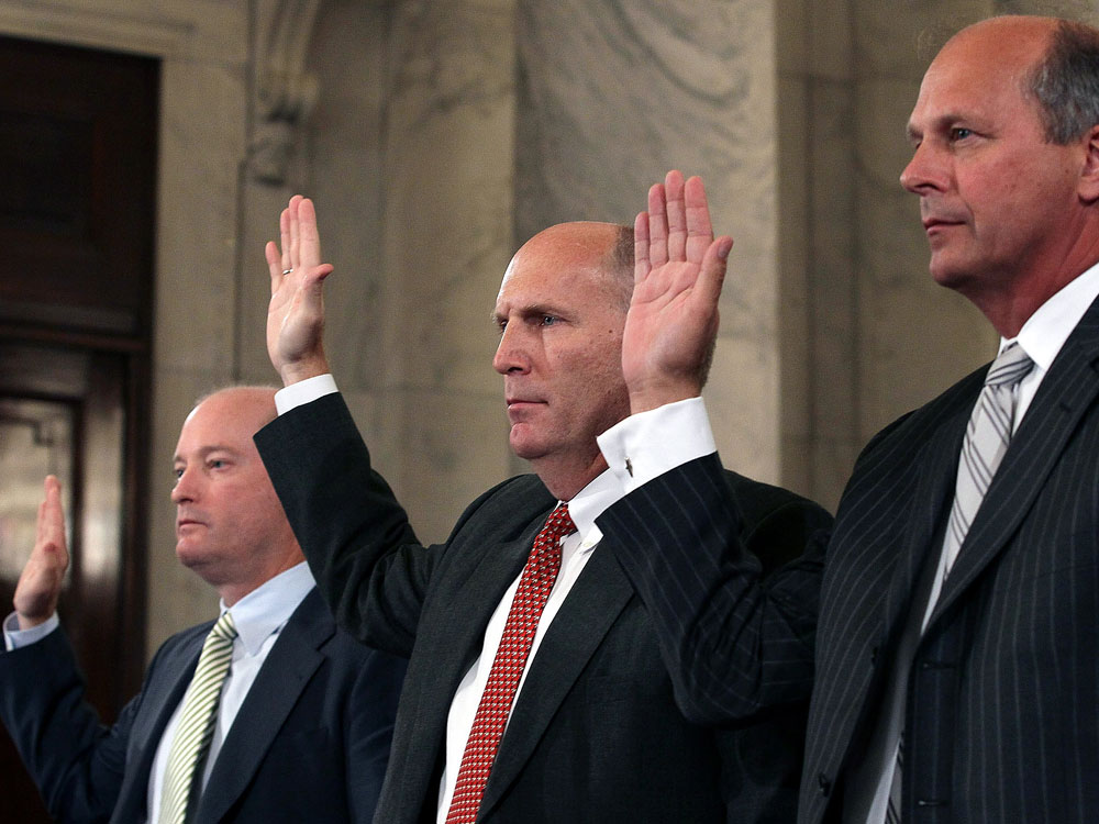 'Don't Blame Me' Is Refrain At Gulf Oil Spill Hearing : NPR