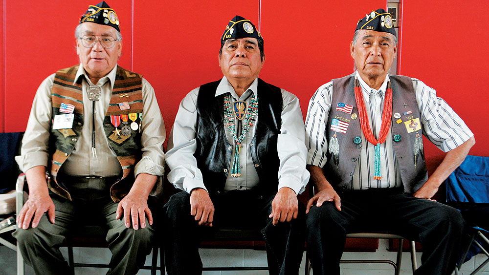 Native American 'Warriors' Mark Military Service : NPR