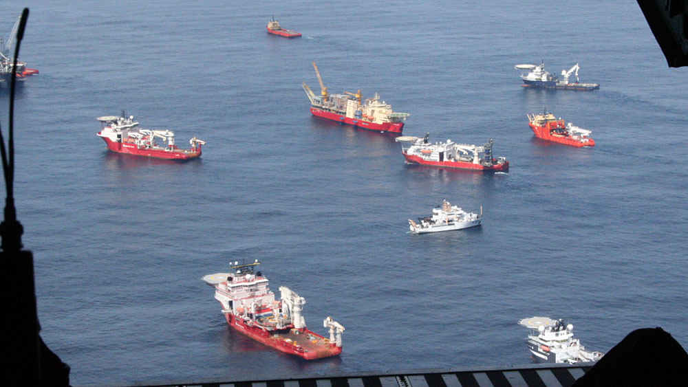 Flyover Shows Progress In Gulf : NPR