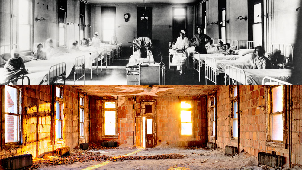 Eerie Ellis Island, Then And Now : The Picture Show : NPR