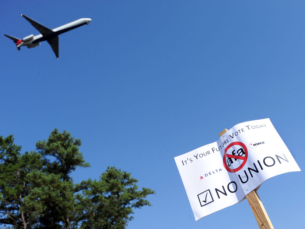 Delta Employees To Vote On Unionizing : NPR