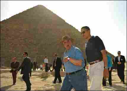 'This Thing Is Huge!' Says Obama : The Two-Way : NPR