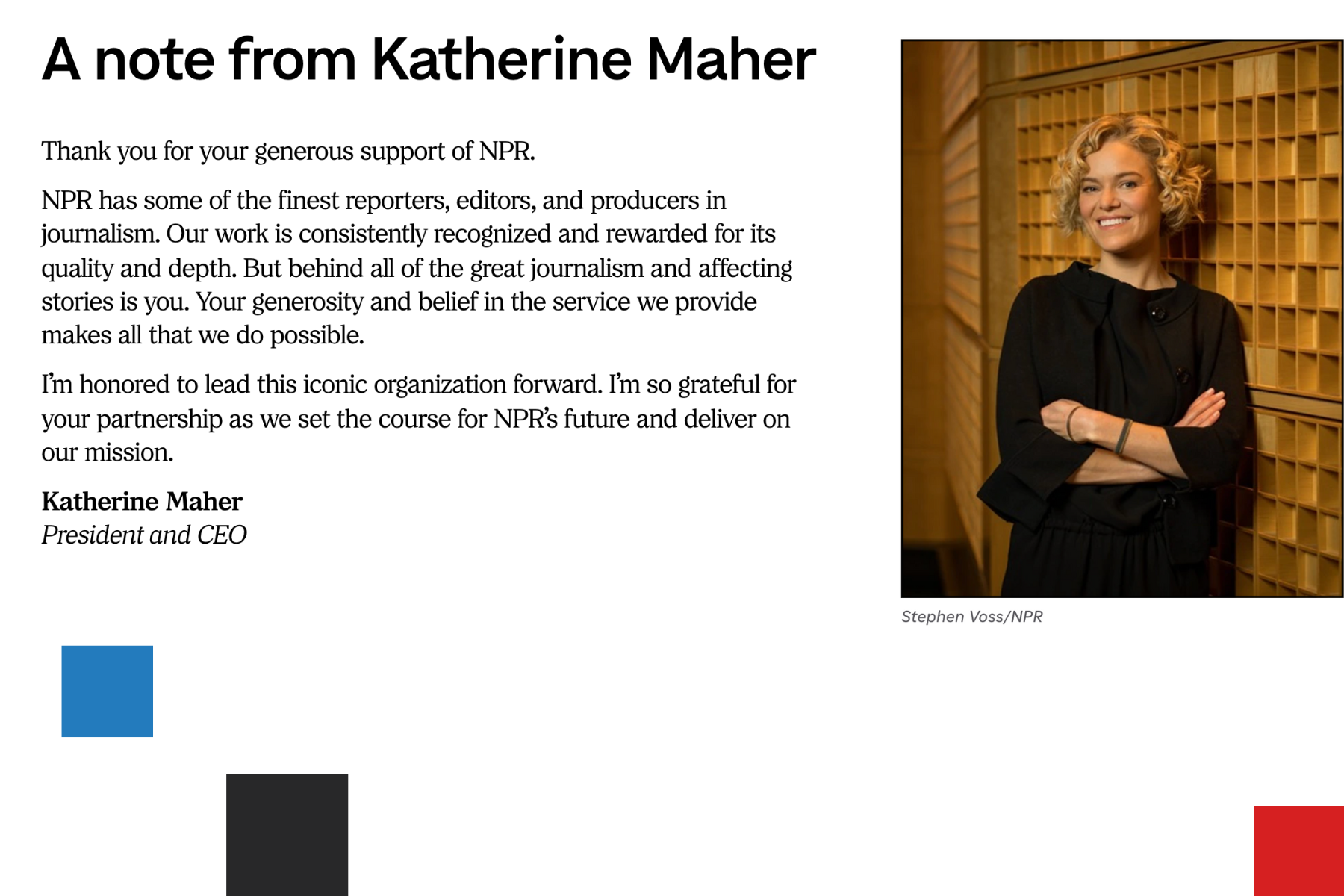 NPR's Annual Report : NPR