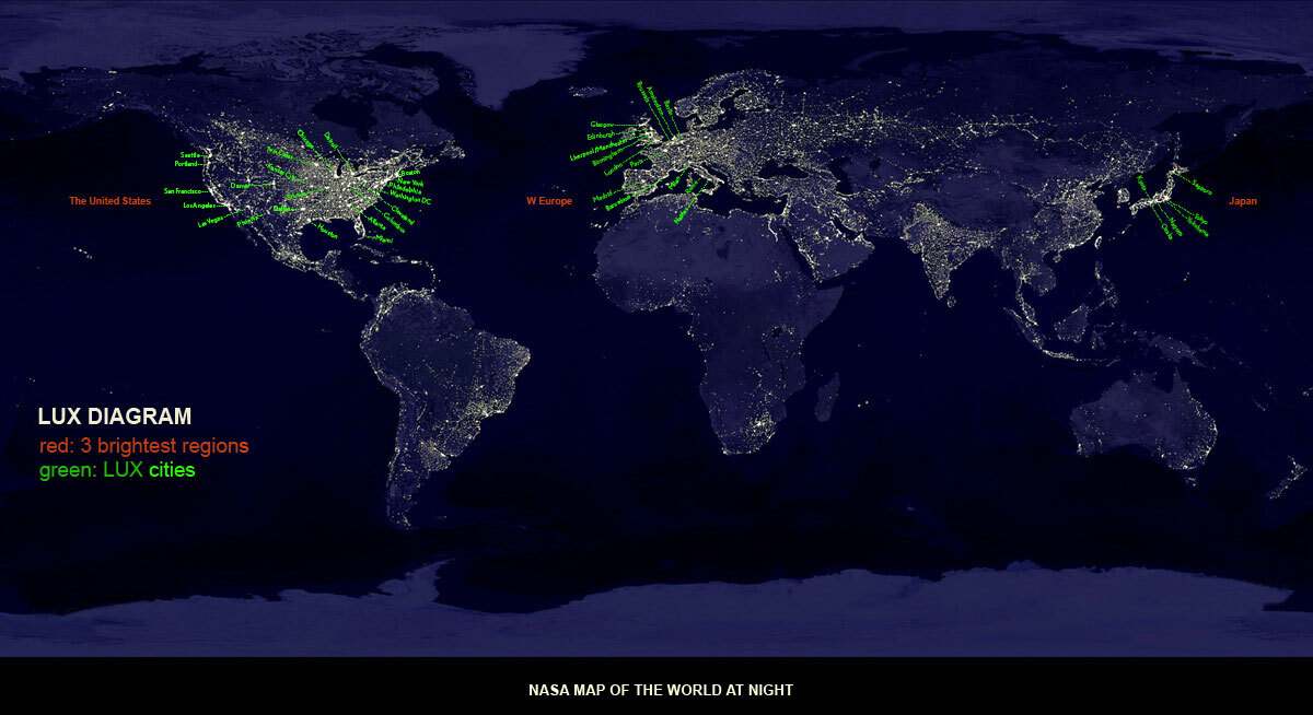 The Brightest Places On Earth : The Picture Show : NPR