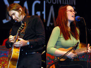 Justin Currie And Ingrid Michaelson On Mountain Stage : NPR