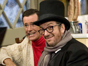 Colbert And Costello: A Heartfelt Holiday Song? : NPR