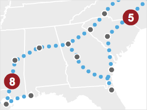 Interactive Map: U.S. High-Speed-Rail Proposals | NCPR News