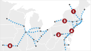 Interactive Map: U.S. High-Speed-Rail Proposals | NCPR News