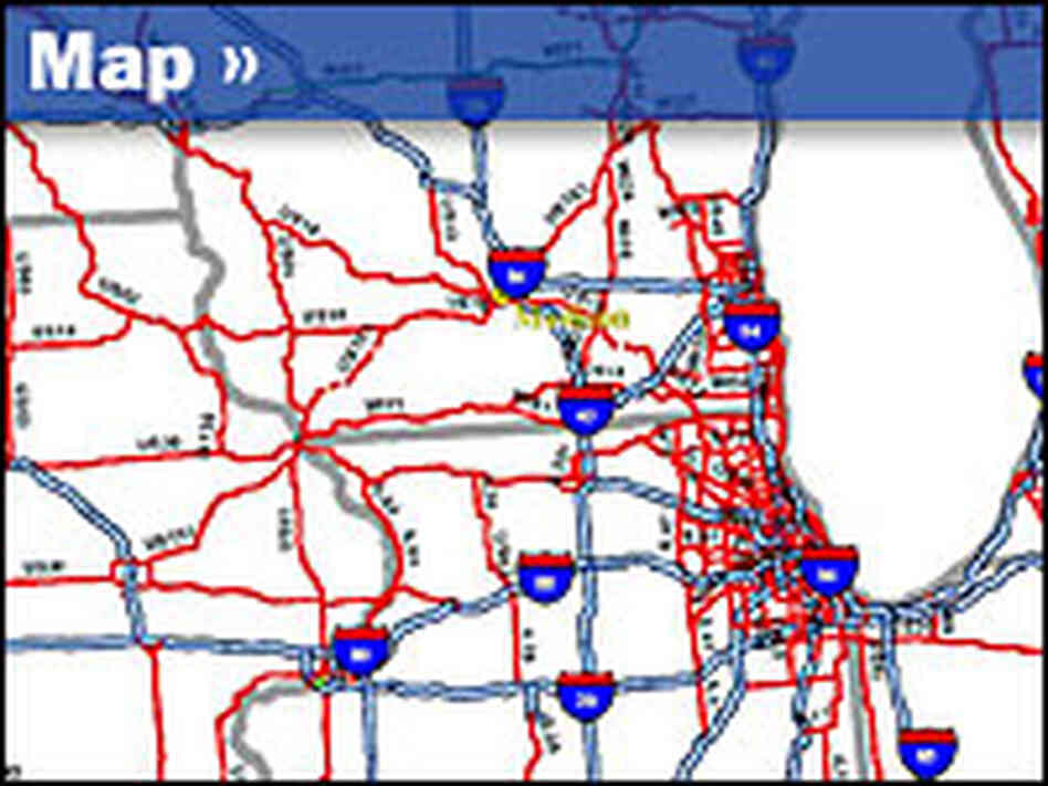 Highway Map Grid System
