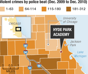 Chicago's Silent Watchmen Guard School Route : NPR