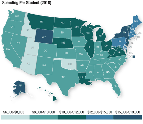 How Much Does The Government Spend To Send A Kid To Public School ...