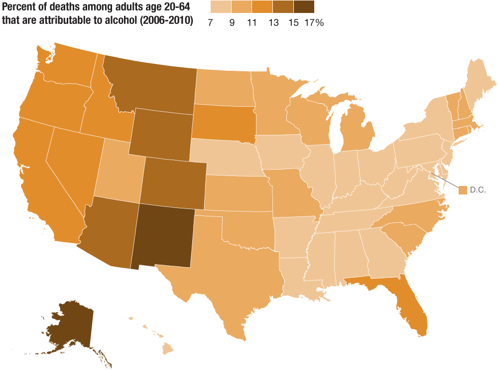 Excessive Drinking Causes 10 Percent Of Deaths In Working-Age Adults ...