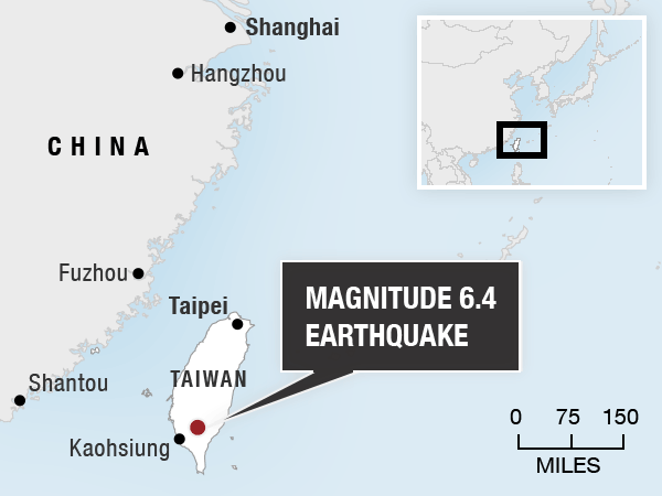 Taiwan Earthquake: At Least 11 Dead After 6.4-Magnitude Quake Shakes ...