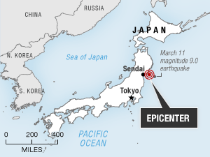 Another Big Quake Strikes Japan's Coast : NPR