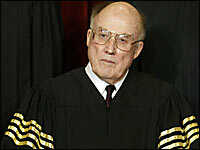 Justice Rehnquist Hospitalized : NPR