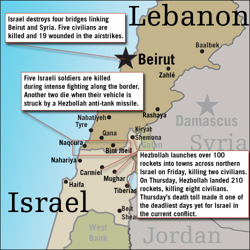 Israel Struggles to Gain Upper Hand in Lebanon : NPR