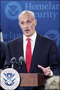 Secretary Chertoff's Briefing: Highlights : NPR