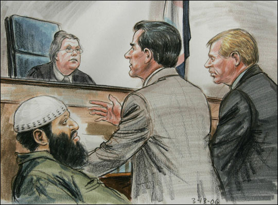 Judge Halts Testimony in Moussaoui Sentencing Trial : NPR