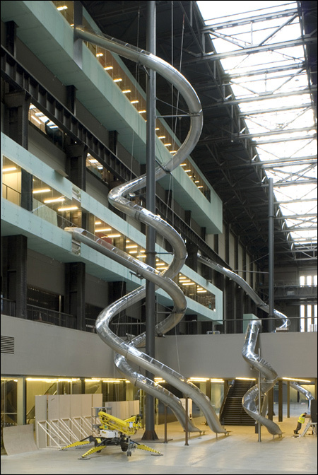 Sliding Through the Art at London's Tate Modern : NPR