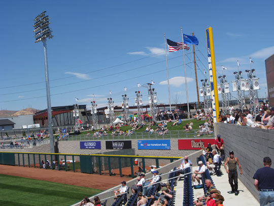 New Reno Ballpark Offers Escape From Troubles : NPR