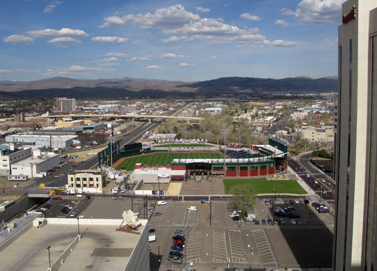 New Reno Ballpark Offers Escape From Troubles : NPR