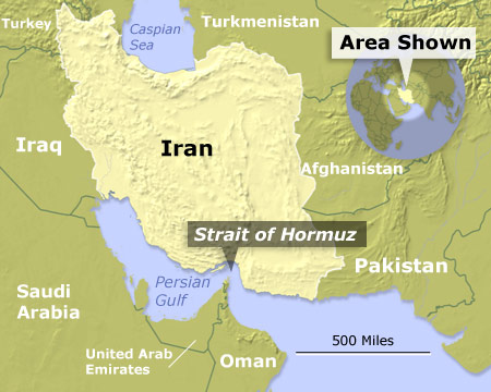 U.S.-Iran Tensions Highlight Choke Point of Gulf Oil : NPR