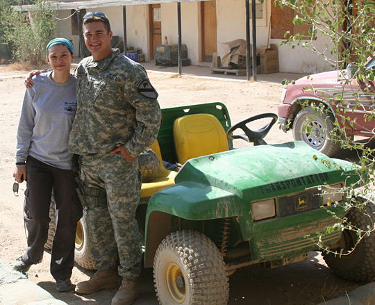 Roadside Bomb Seals Bond for Soldier, Journalist : NPR