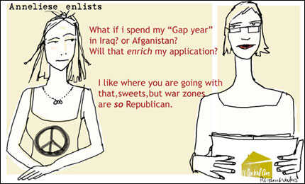 Radio Comic Part V: Gap Year In A War Zone? : NPR