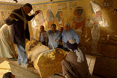 Head Blow Did Not Kill King Tut, CT Scan Suggests : NPR
