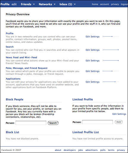 Web Privacy Concerns Prompt Facebook Changes : NPR