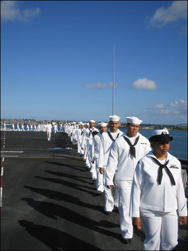 'Carrier' on PBS Profiles Life Aboard the USS Nimitz : NPR